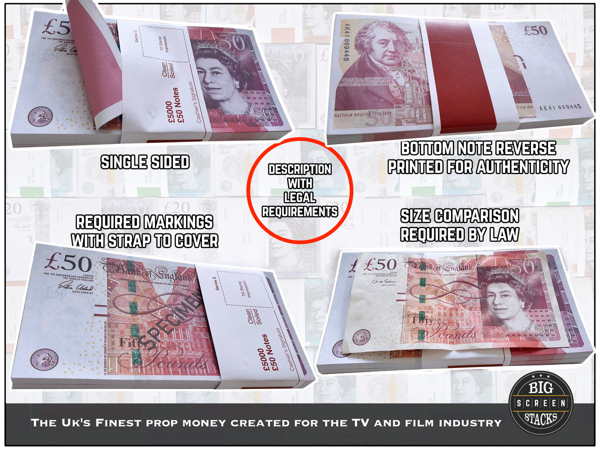 BRIEFCASE FULL OF POUNDS - THE ULTIMATE FILM PROP – Big Screen Stacks